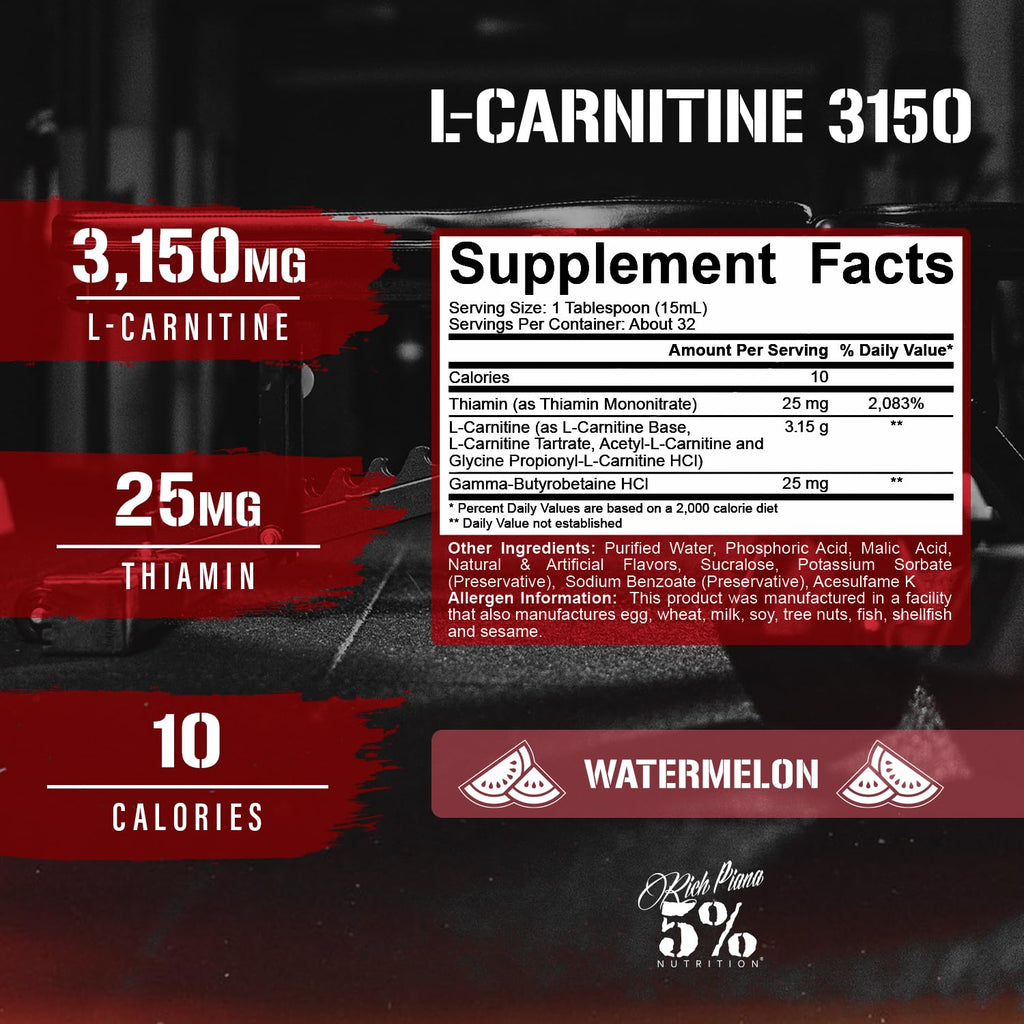 5% nutrition l-carnitine for endurance