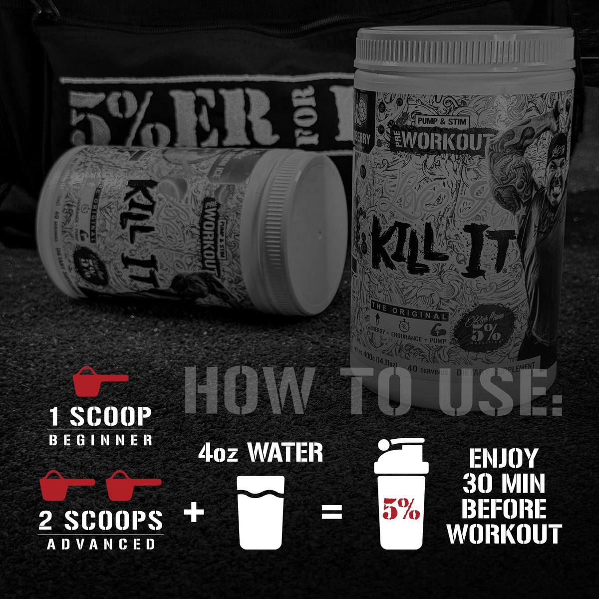5% Nutrition pre-workout for endurance