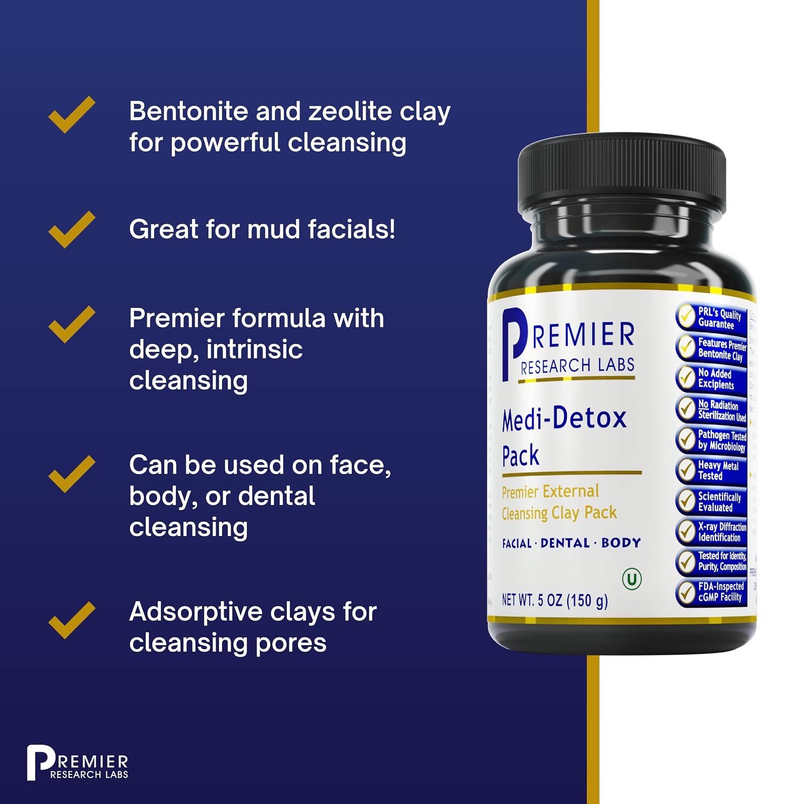 5 oz detox clay for wellness