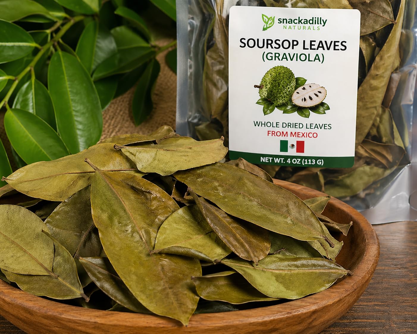 5 oz resealable bag of soursop