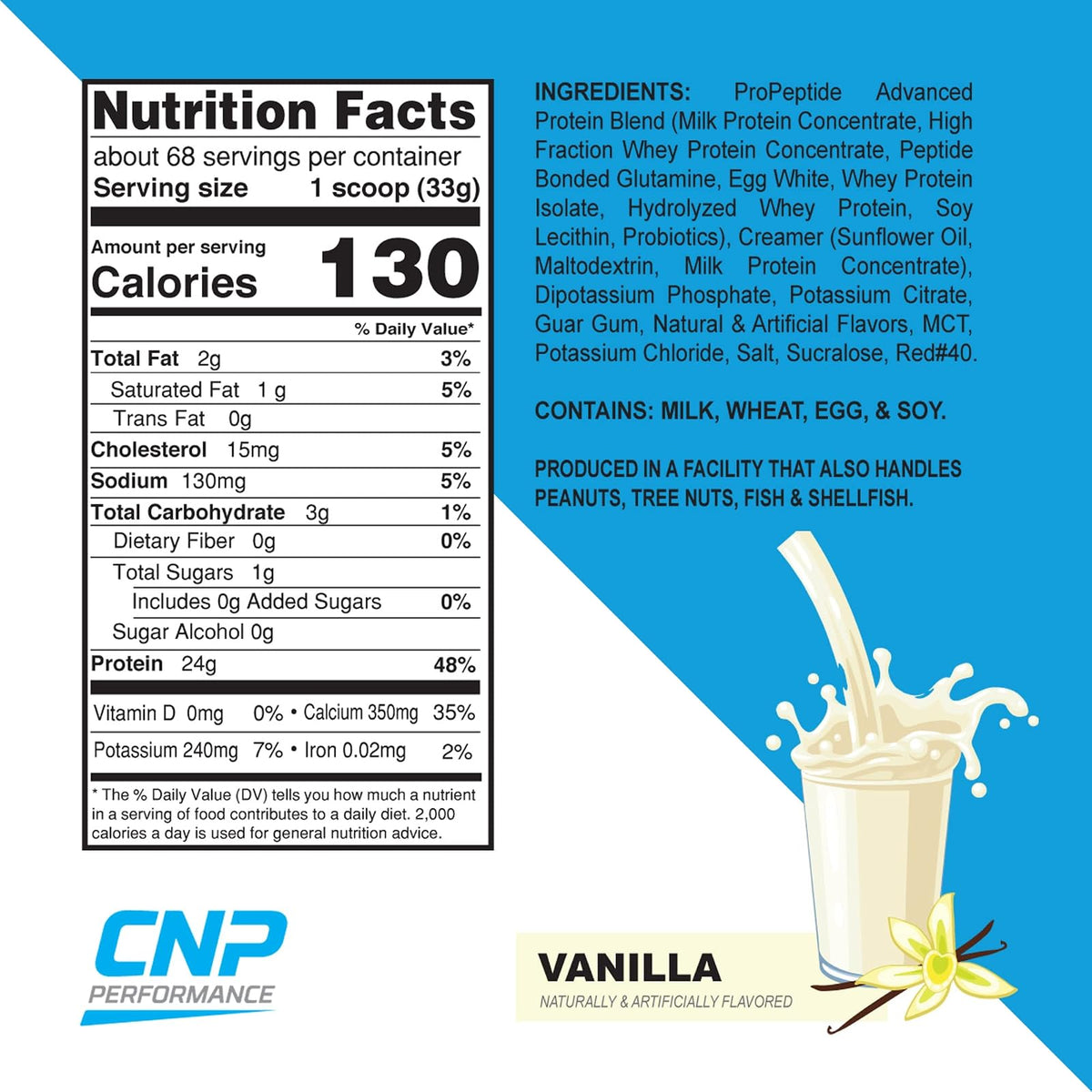 5 pound protein powder tub
