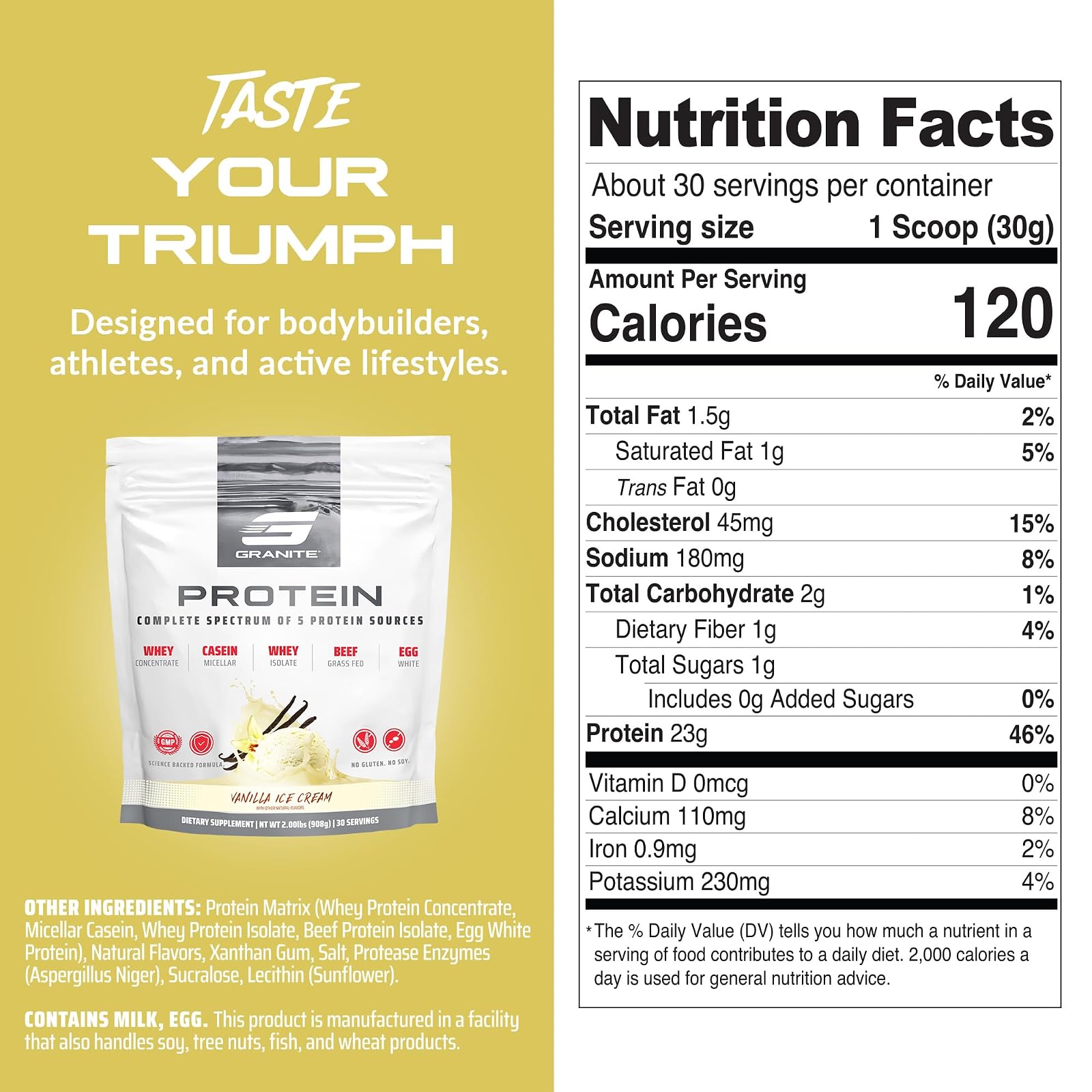 5-source whey protein for athletes