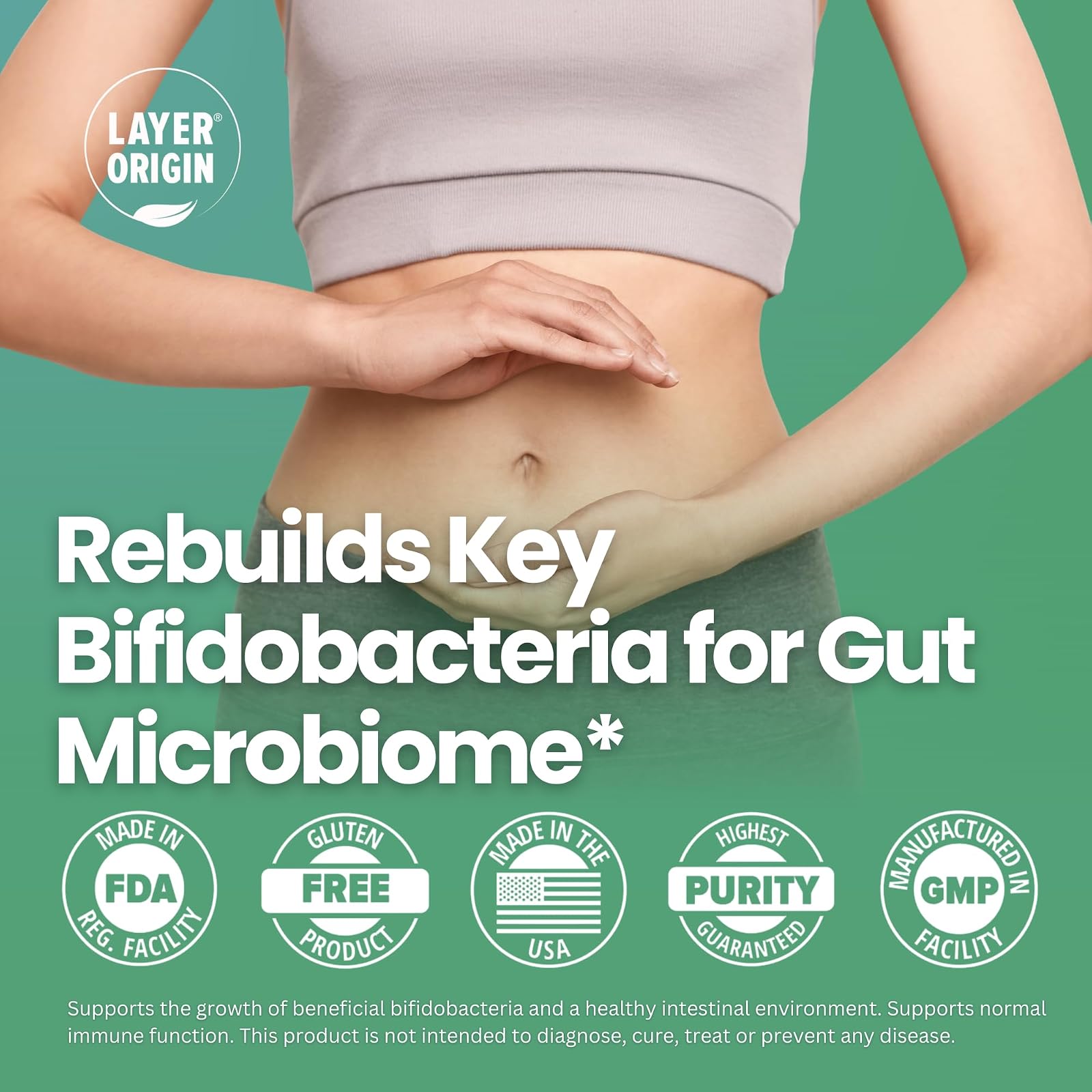 5 strains of PureBifido probiotics