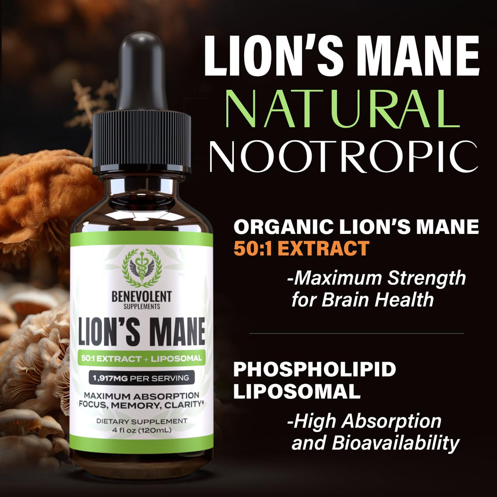 50:1 Lions Mane mushroom extract