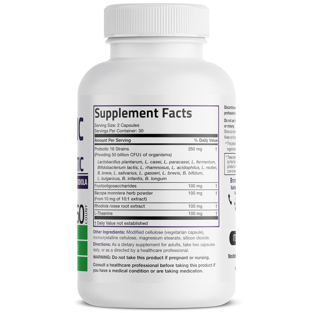 50 billion CFU brain probiotic capsules
