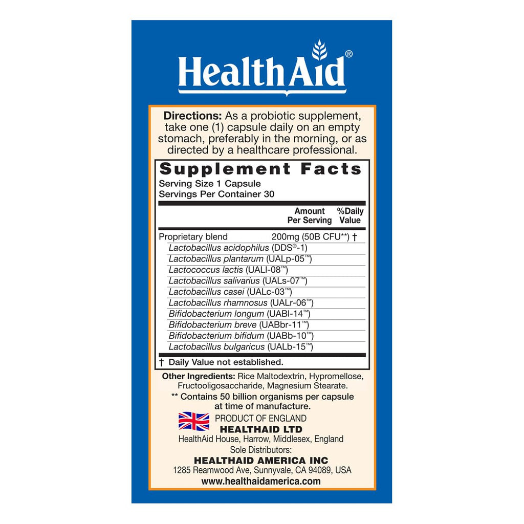 50 billion CFU kids probiotic capsules