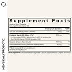 50 billion CFU men's probiotic capsules
