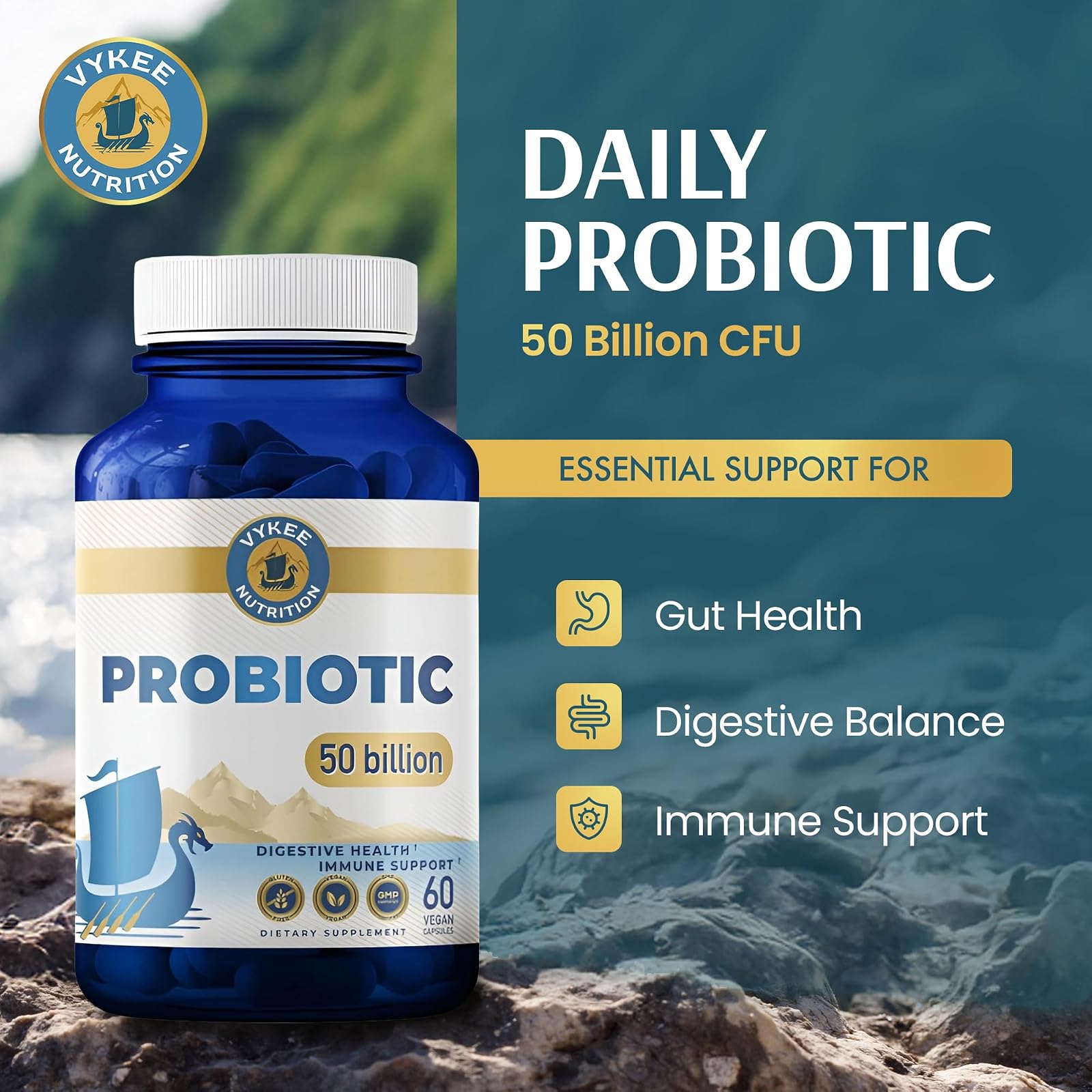 50 billion CFU probiotic benefits