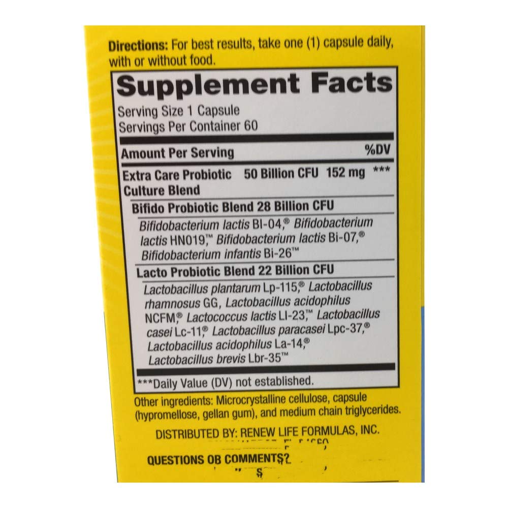 50 billion CFU probiotic benefits