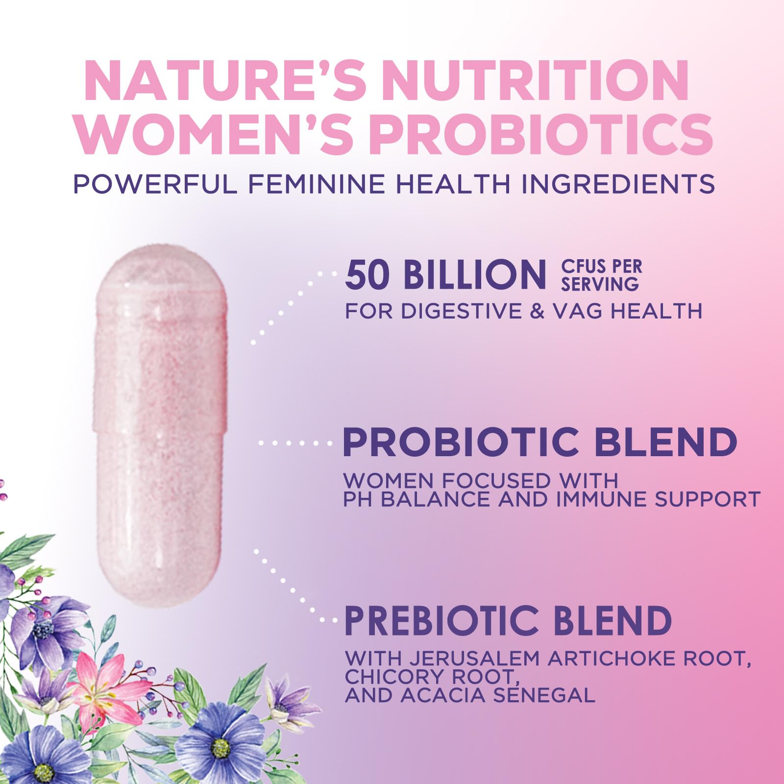 50 billion CFU probiotic blend