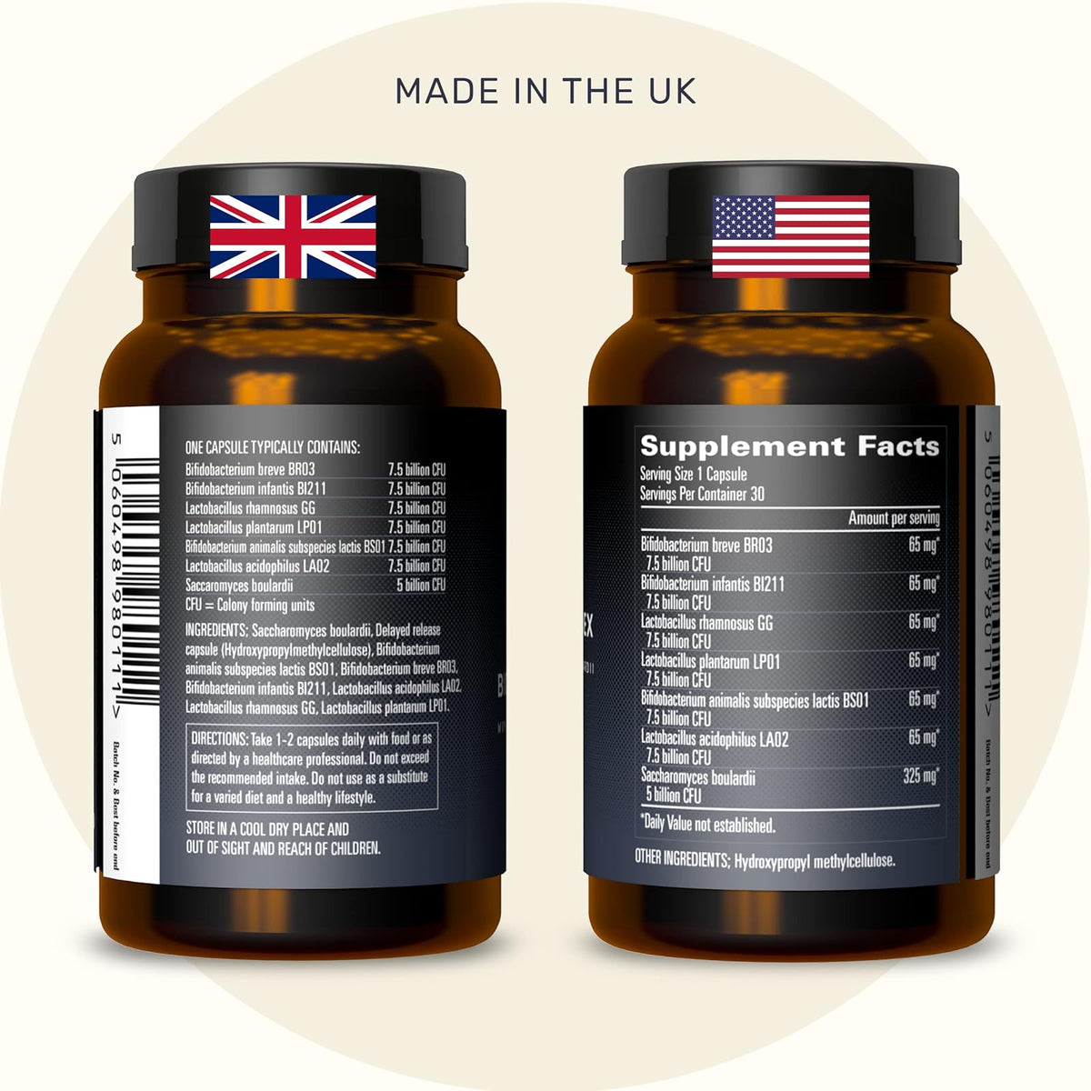50 billion CFU probiotic capsules