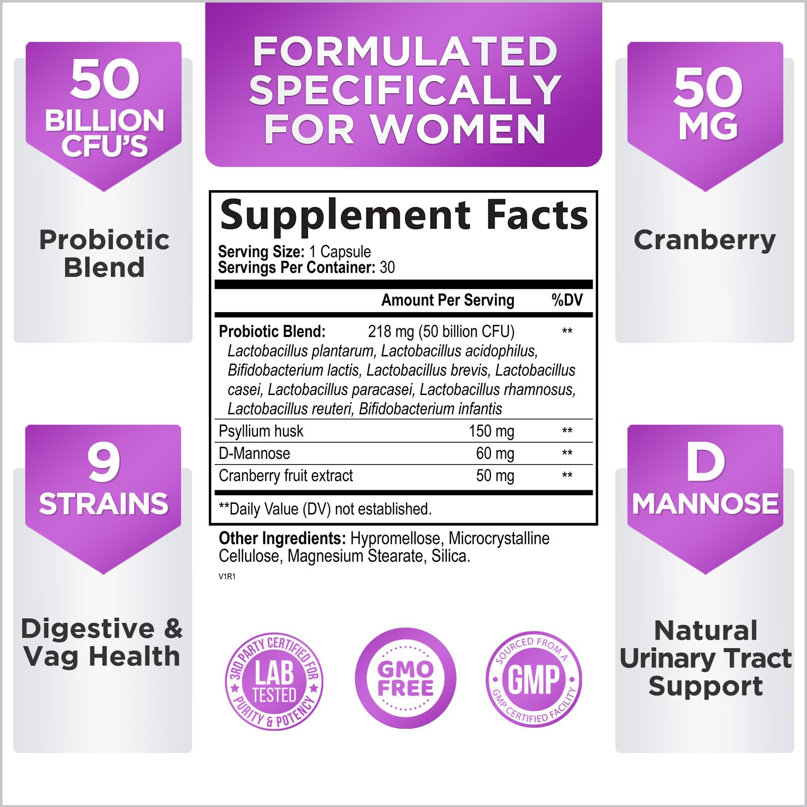 50 billion CFU probiotic formula