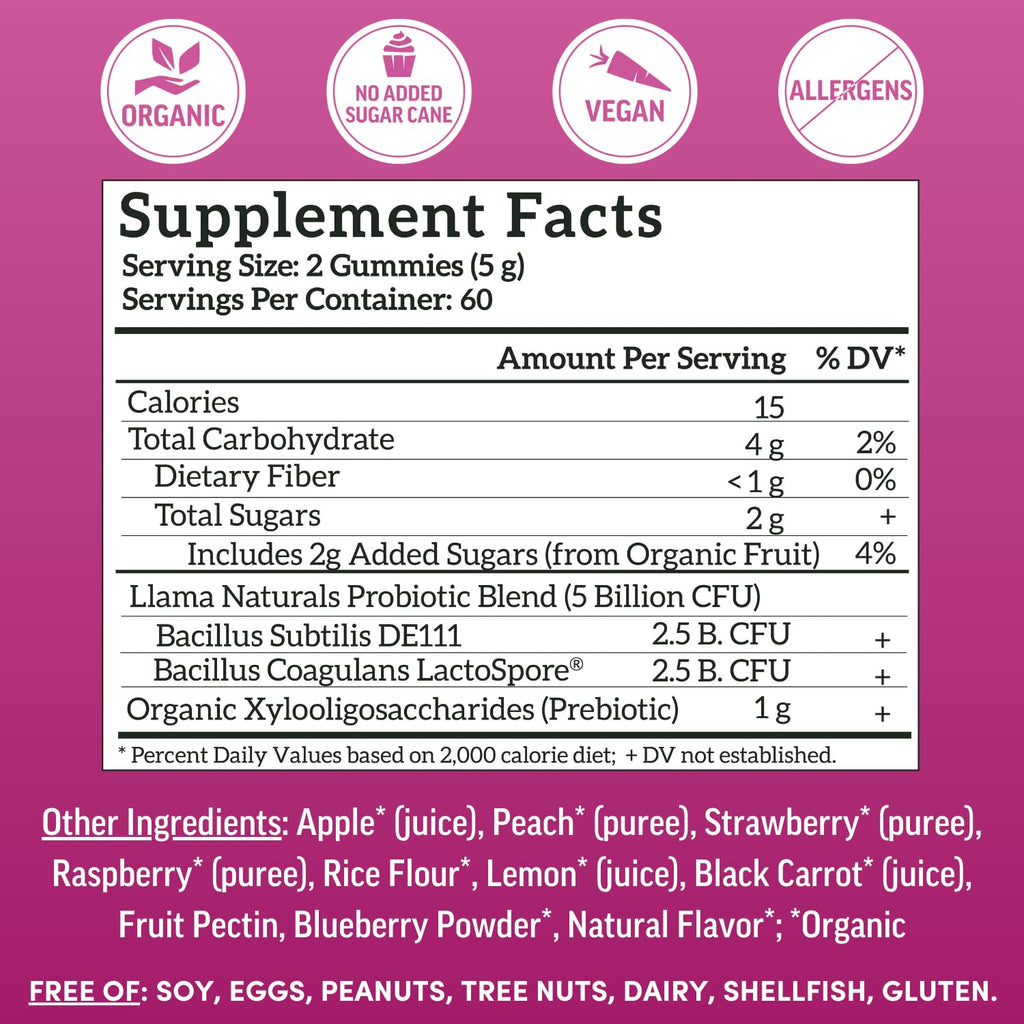 50 billion CFU probiotic gummies