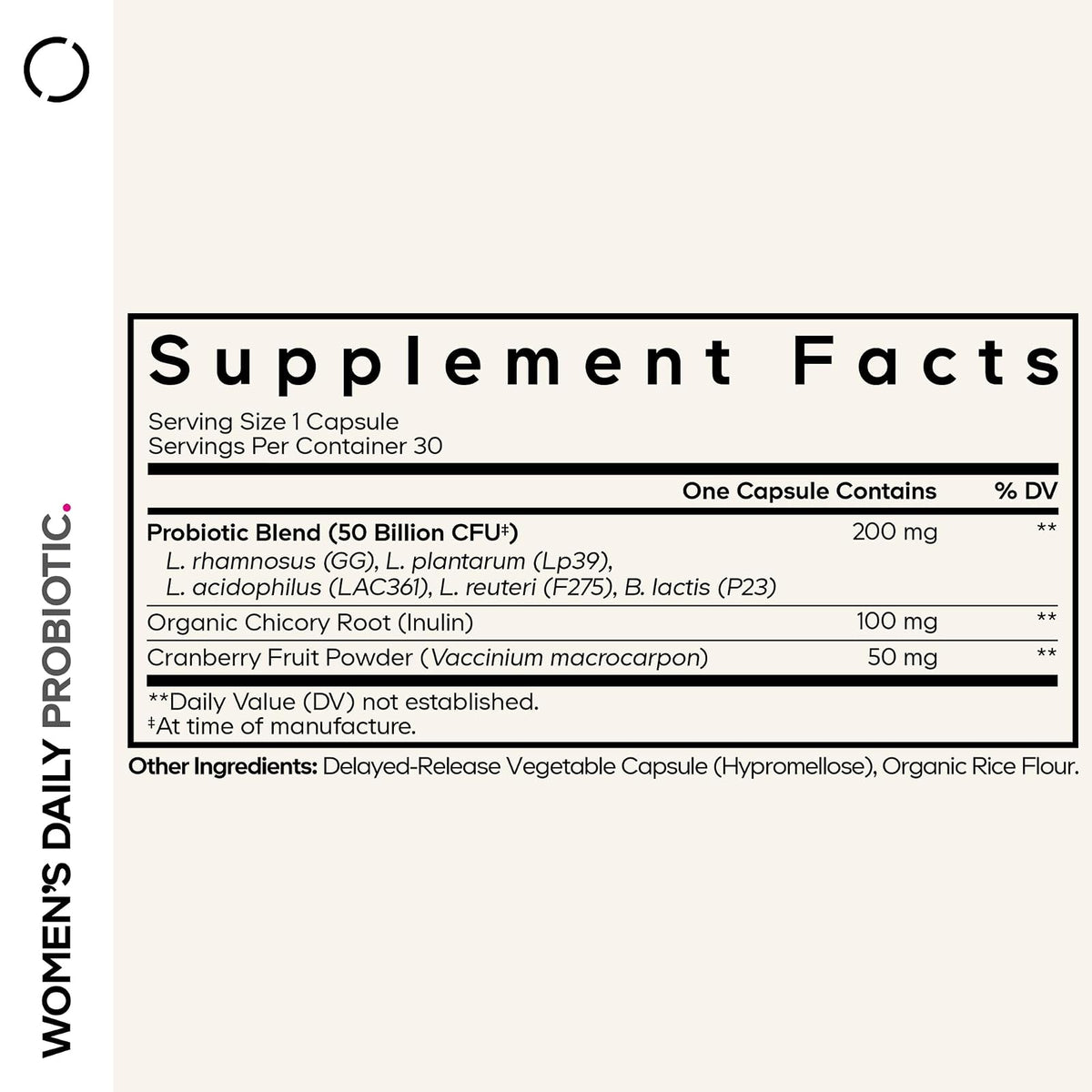 50 billion CFU probiotic supplement