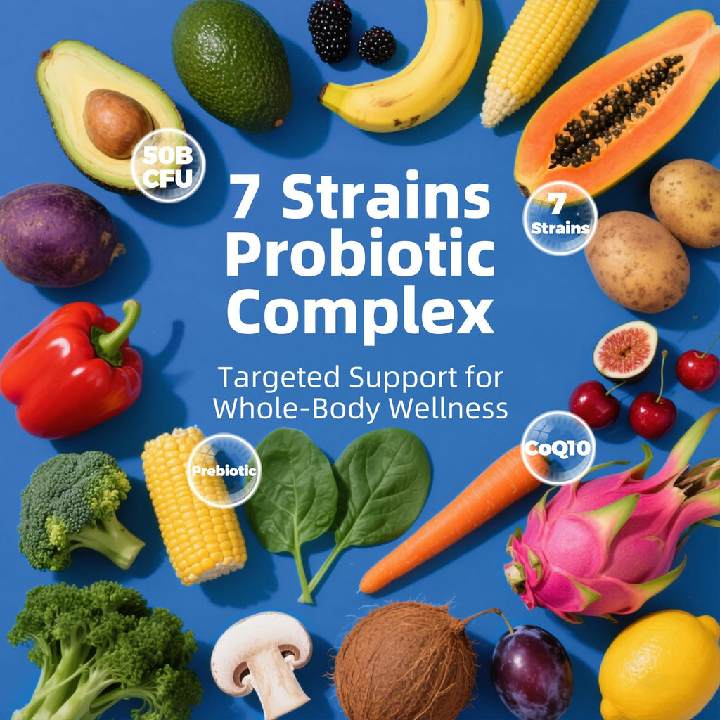 50 billion CFU probiotics for digestive support