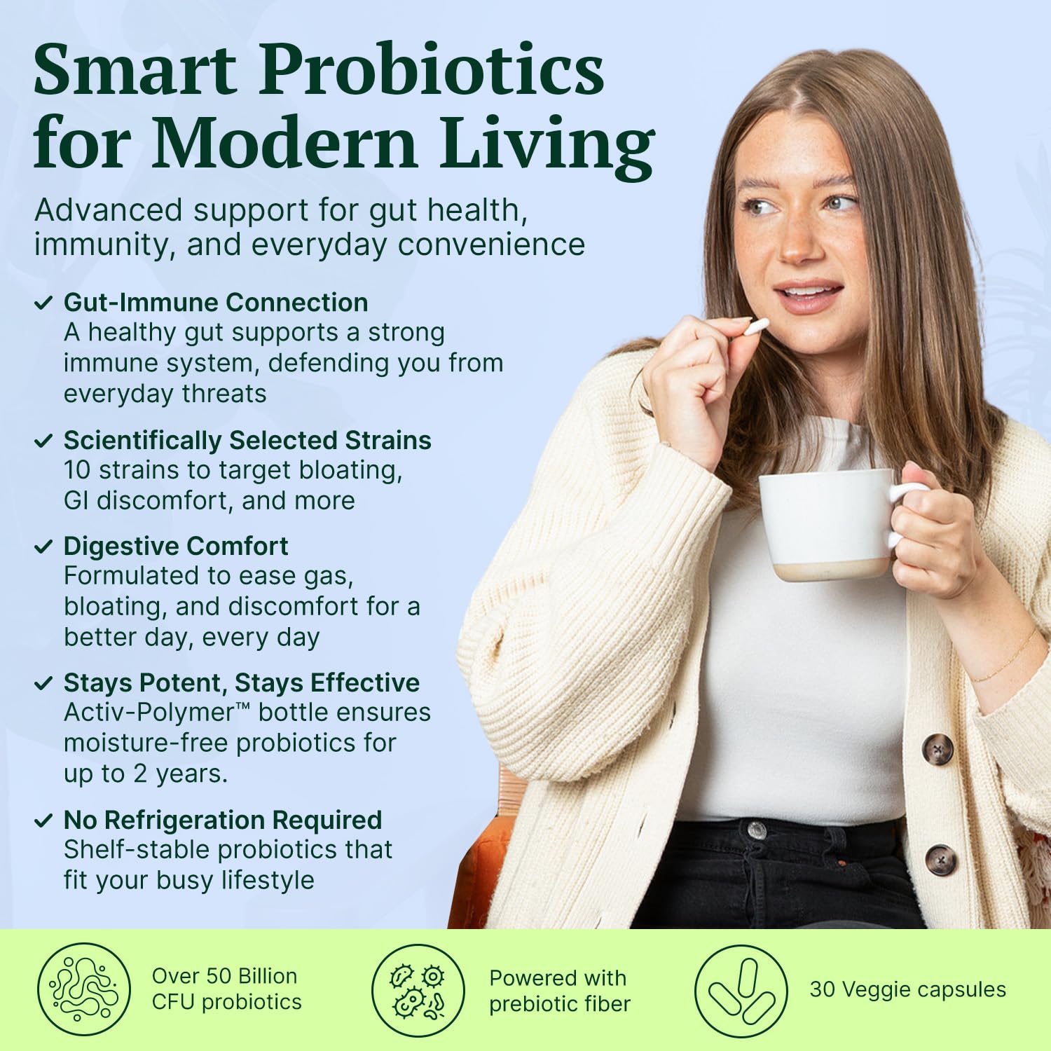 50 billion CFU probiotics for women