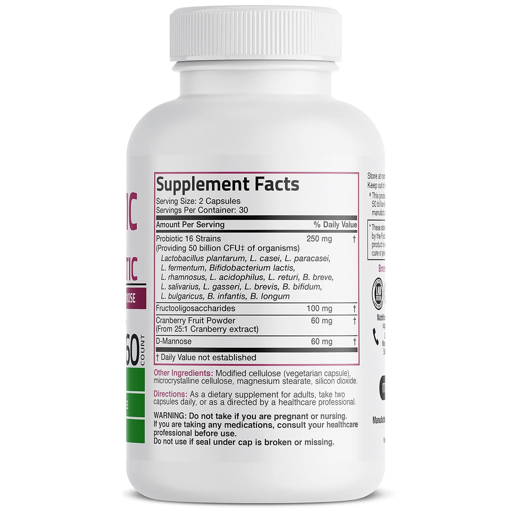 50 billion CFU probiotics for women