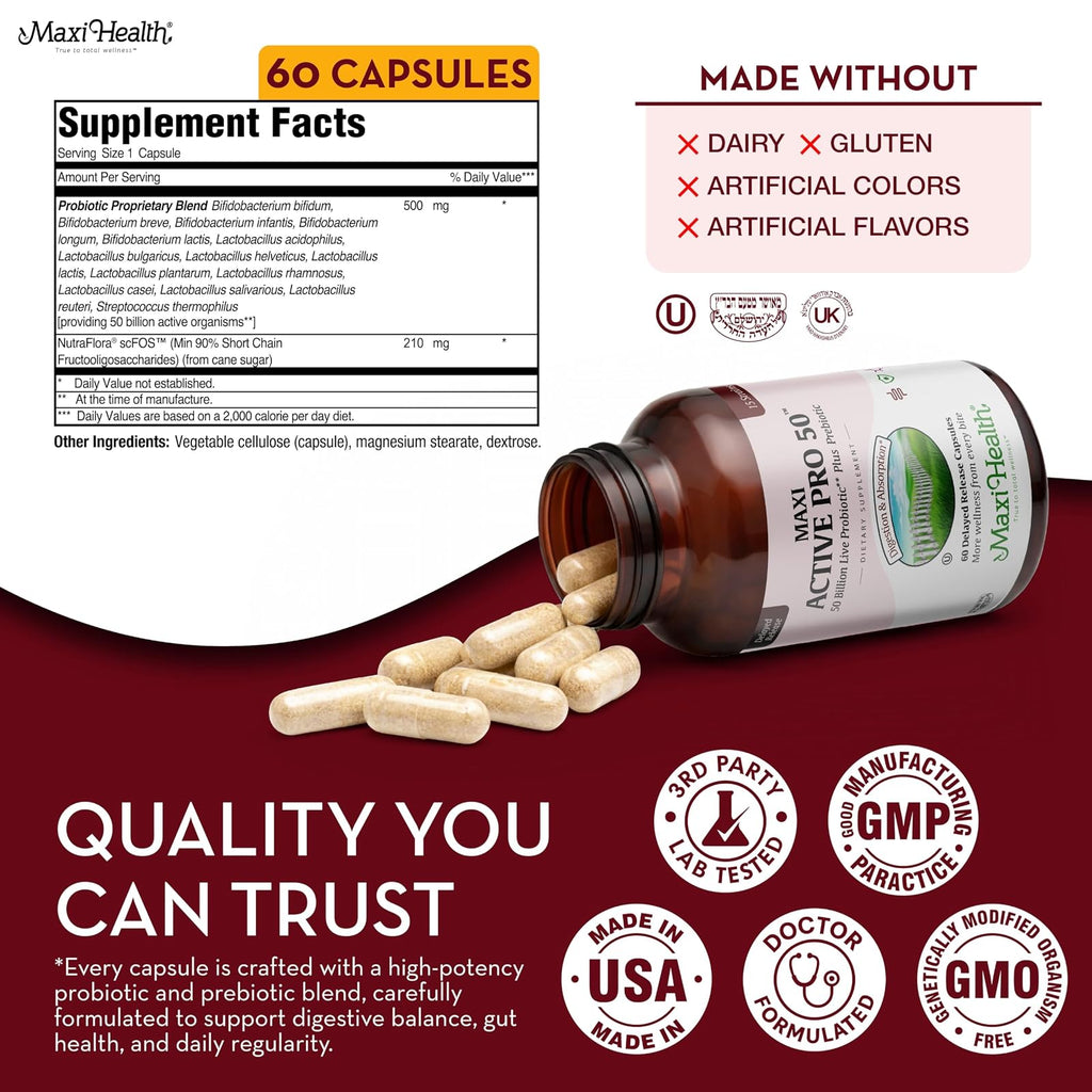 50 billion CFU probiotics for women