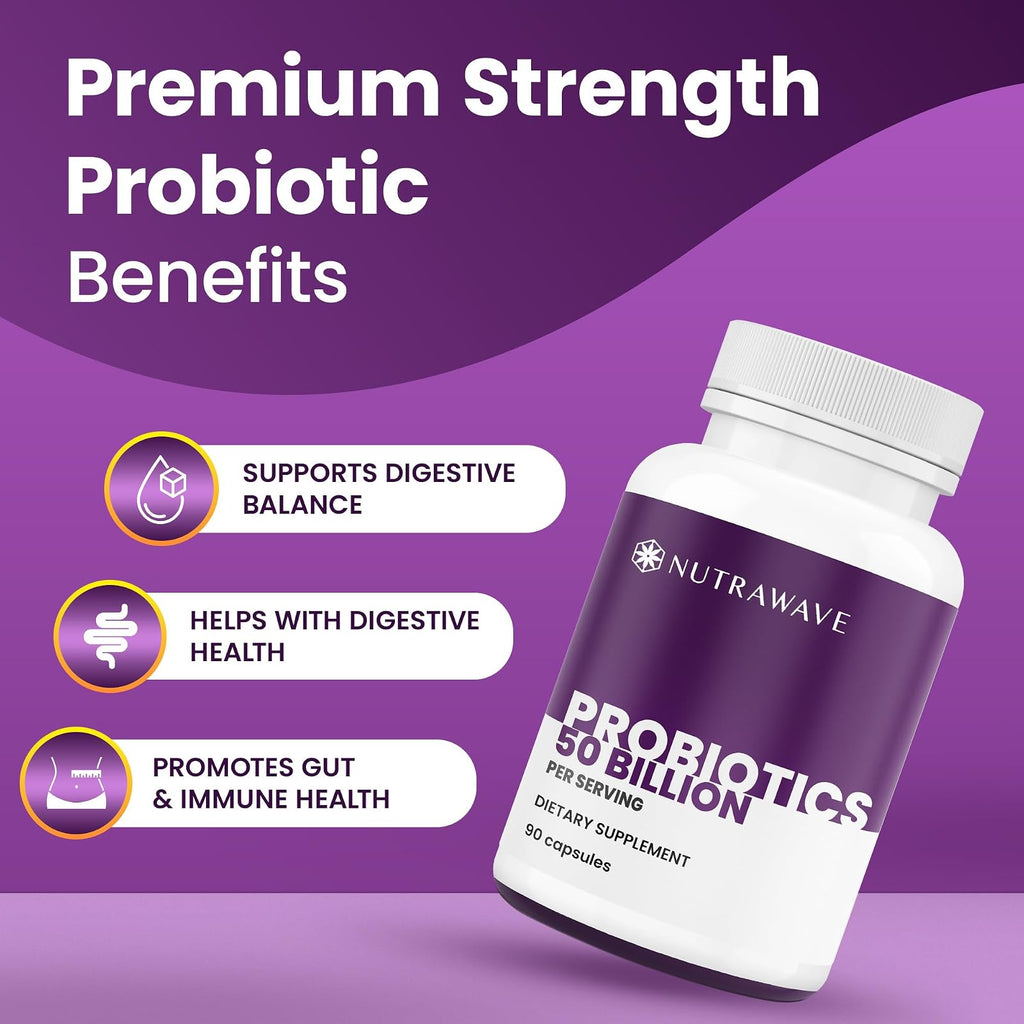 50 billion CFU vegan probiotics capsules