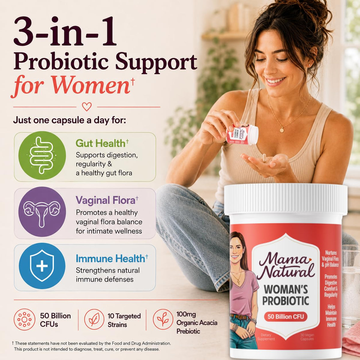50 billion CFU women's probiotics