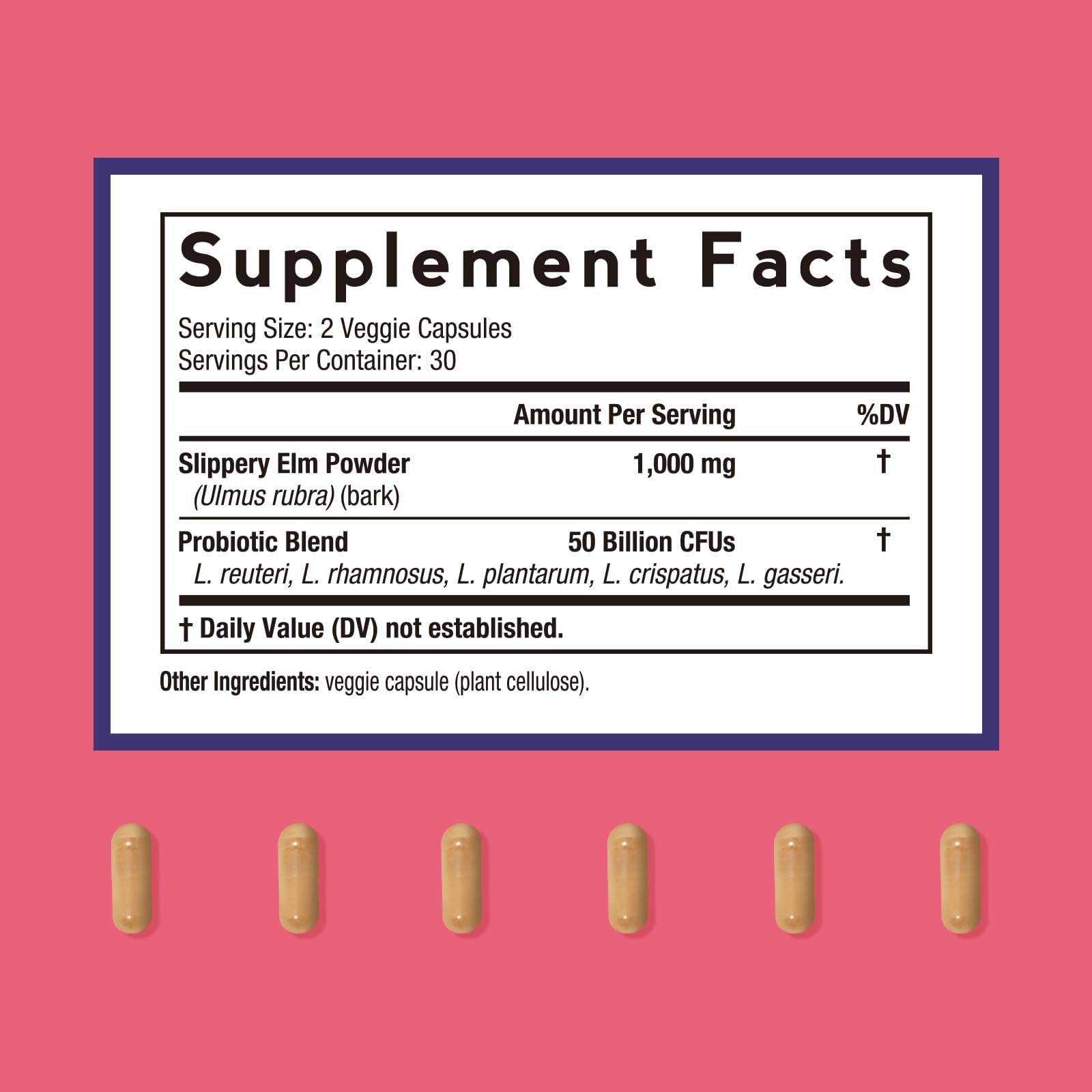 50 billion CFUs probiotic support
