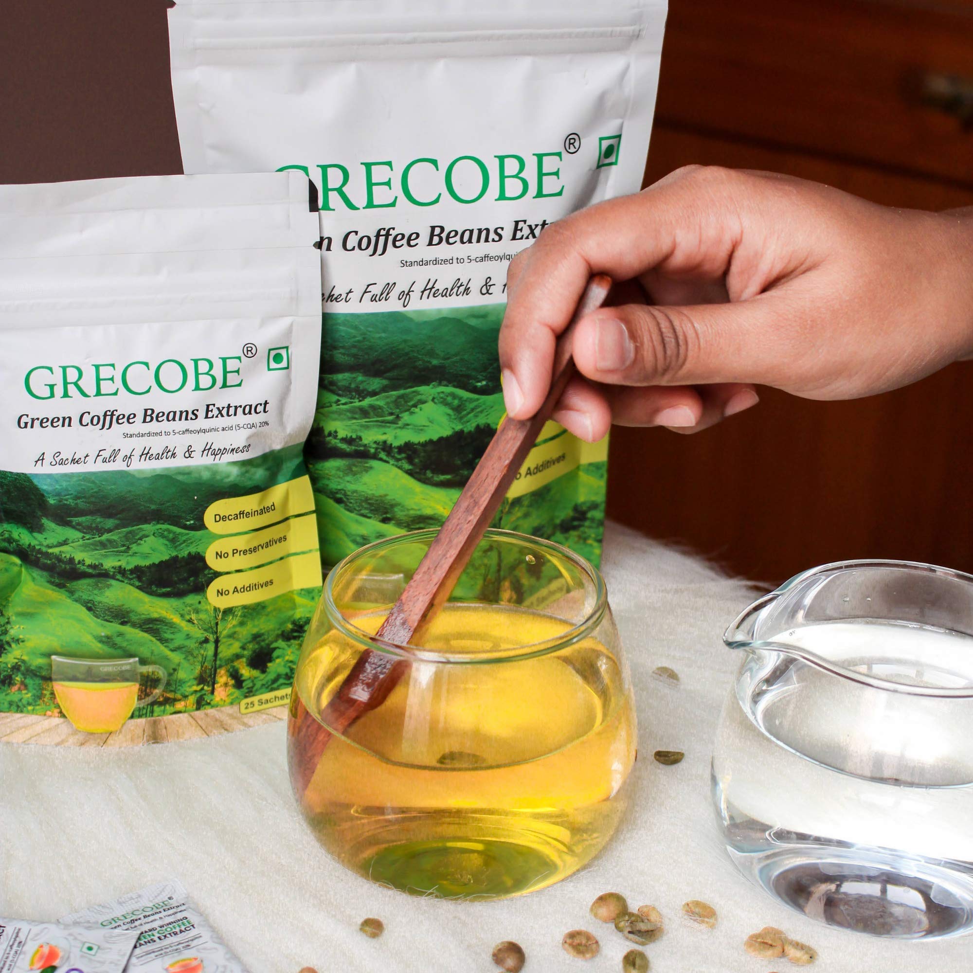 50% chlorogenic acids green coffee bean extract