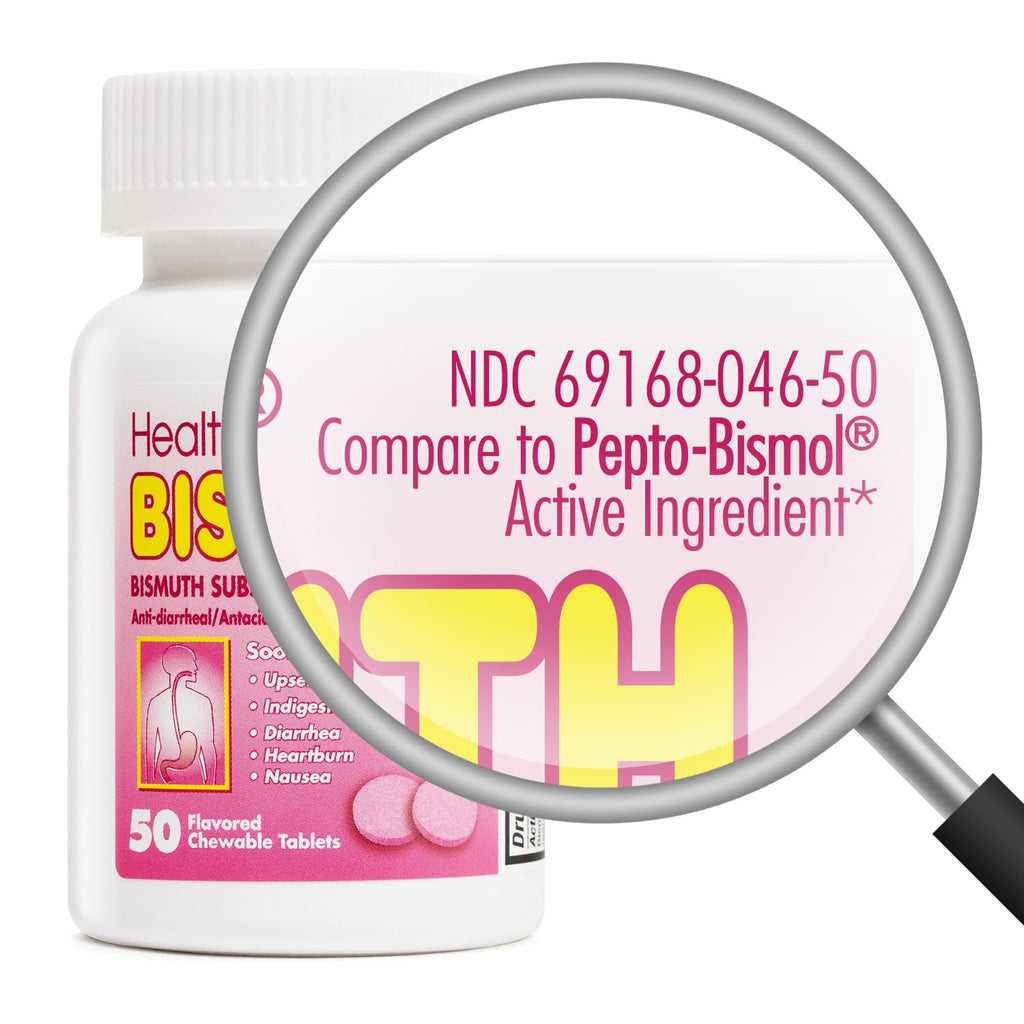 50 count diarrhea relief tablets