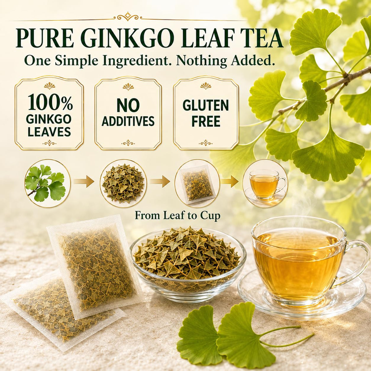 50 count Ginkgo Biloba tea