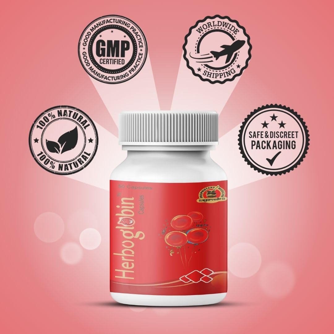 50 count Herboglobin iron capsules