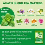 50 count lemon balm tea