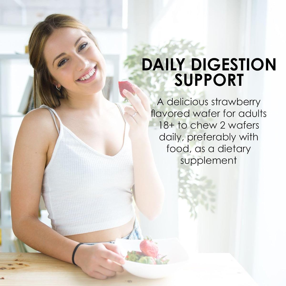 50 count probiotic tablets for gut health