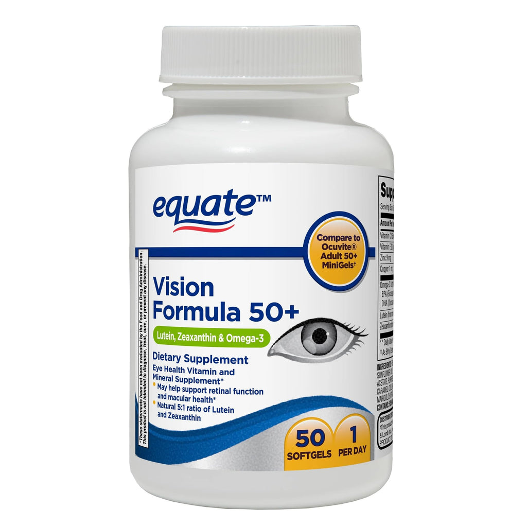 50 count vision formula soft gels