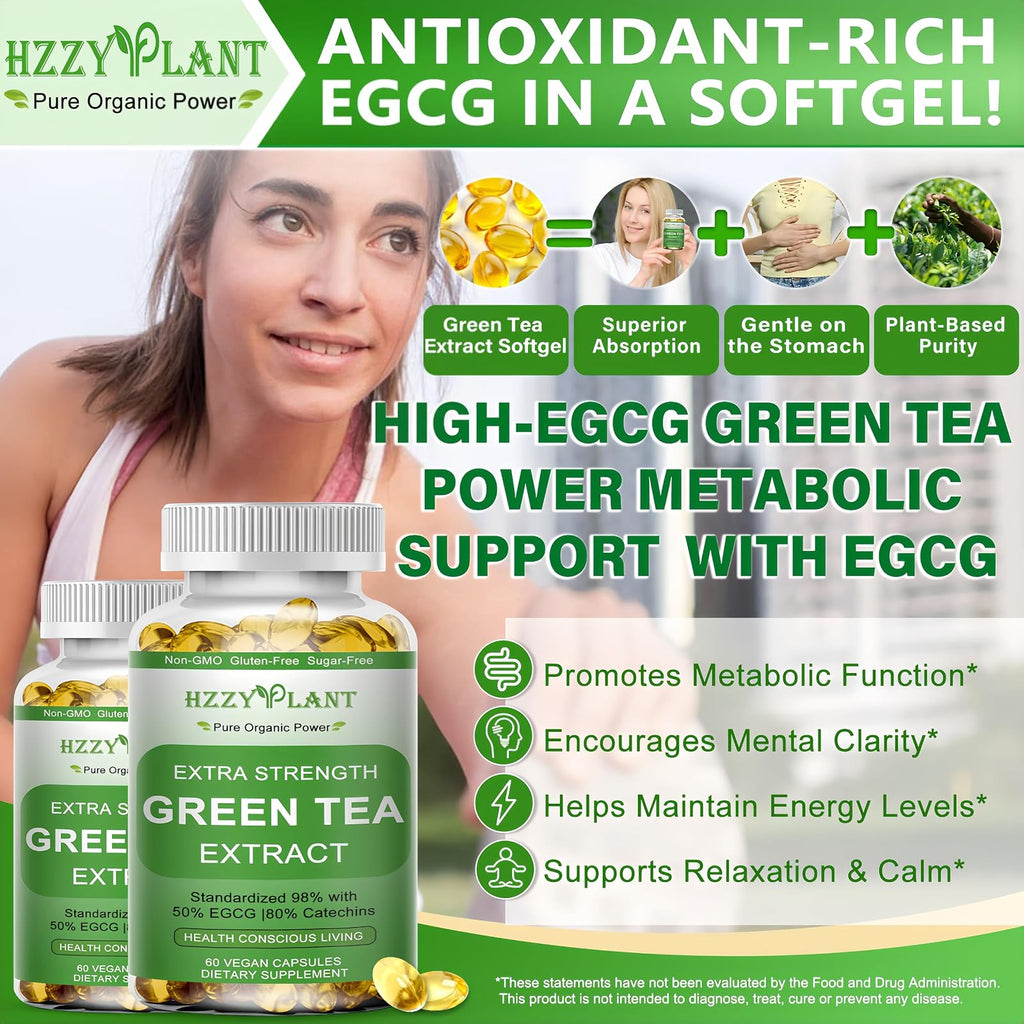 50% EGCG green tea extract capsules