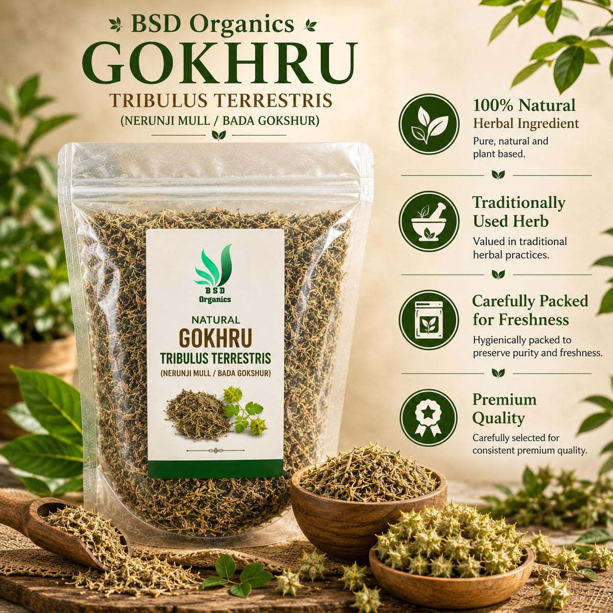 50 grams of Gokhru extract