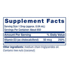 50 mcg vitamin D3 for bone health
