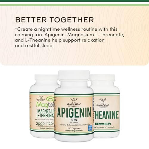 50 mg Apigenin for calming effects
