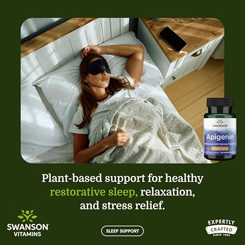 50 mg Apigenin for restful nights