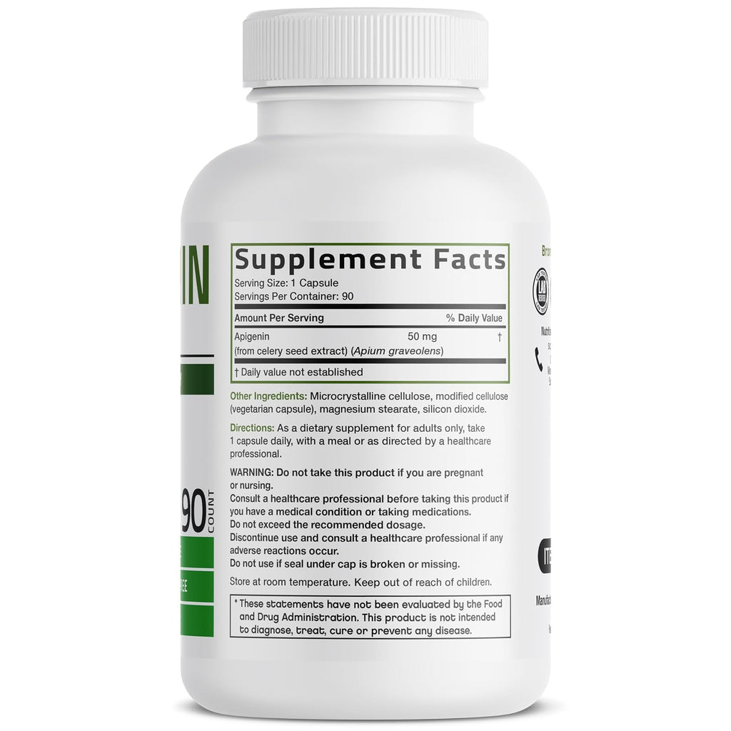 50 mg Apigenin herbal supplement