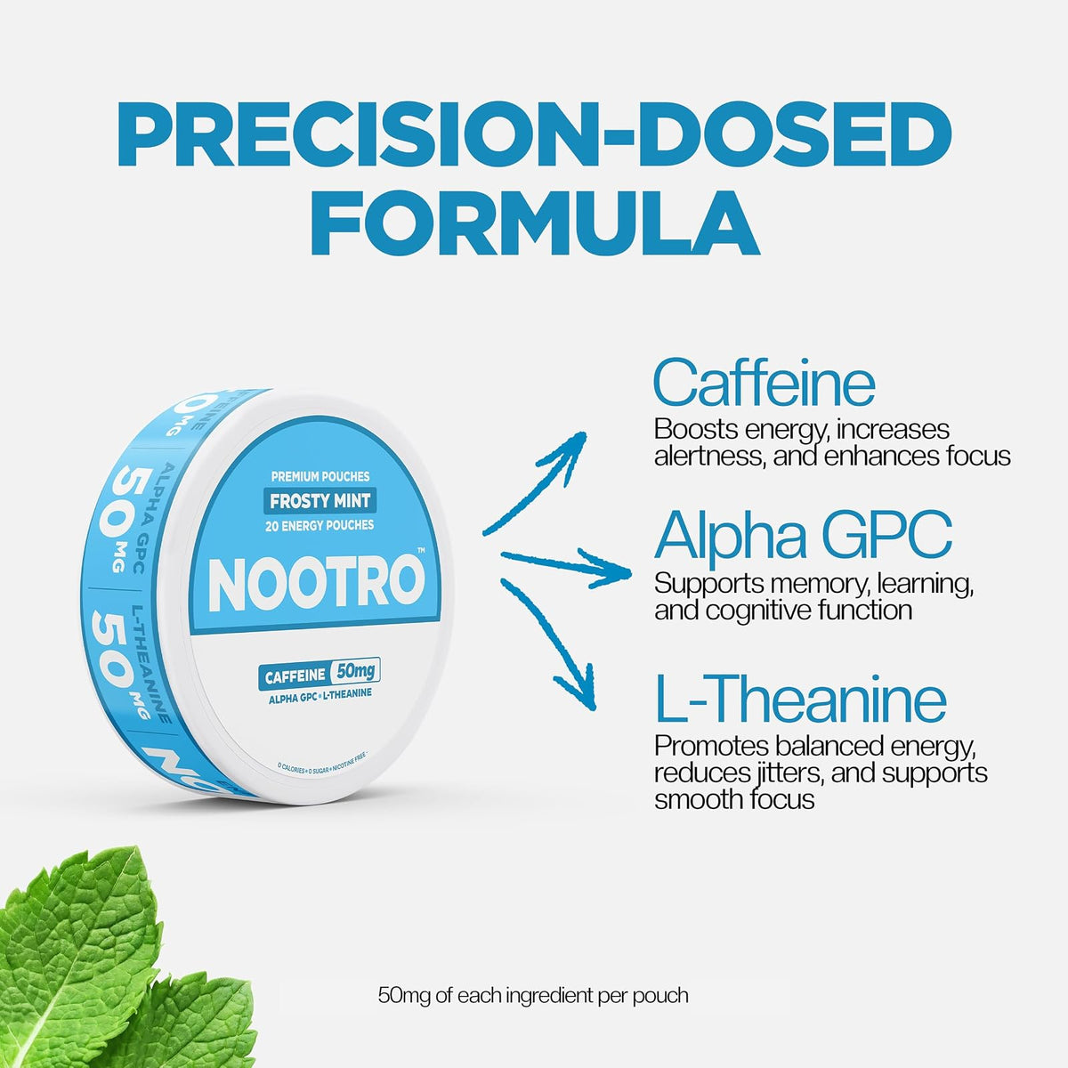 50 mg caffeine endurance pouches