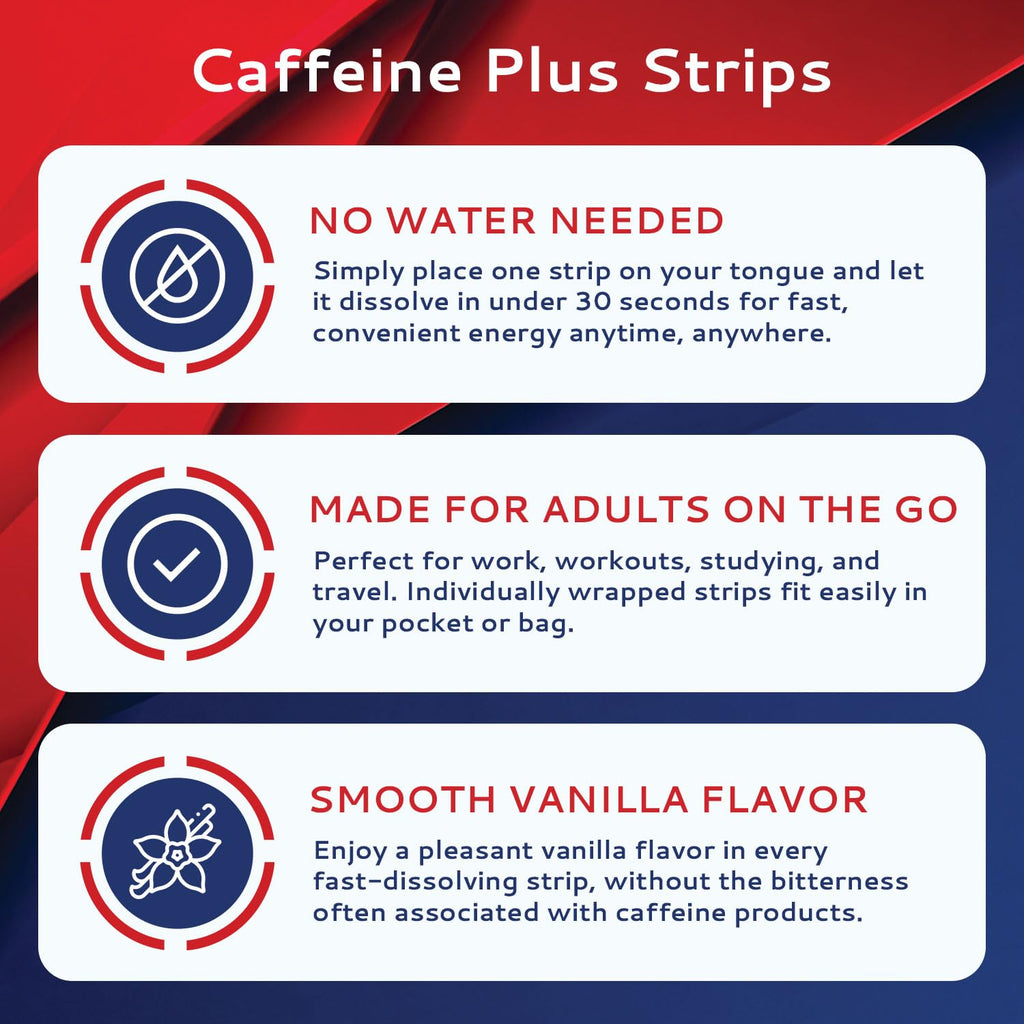 50 mg caffeine energy strips for athletes