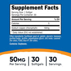 50 mg chlorophyll capsules for energy