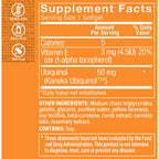 50 mg coq10 softgels for energy