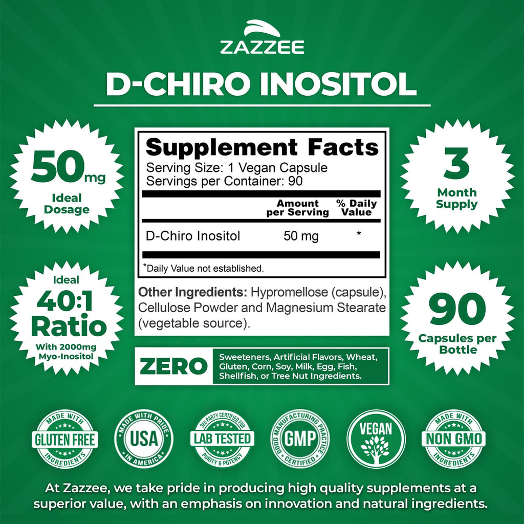 50 mg D-Chiro-Inositol supplement