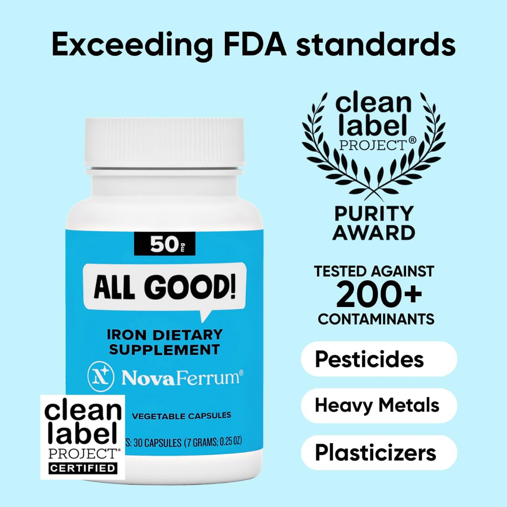50 mg iron bisglycinate capsules