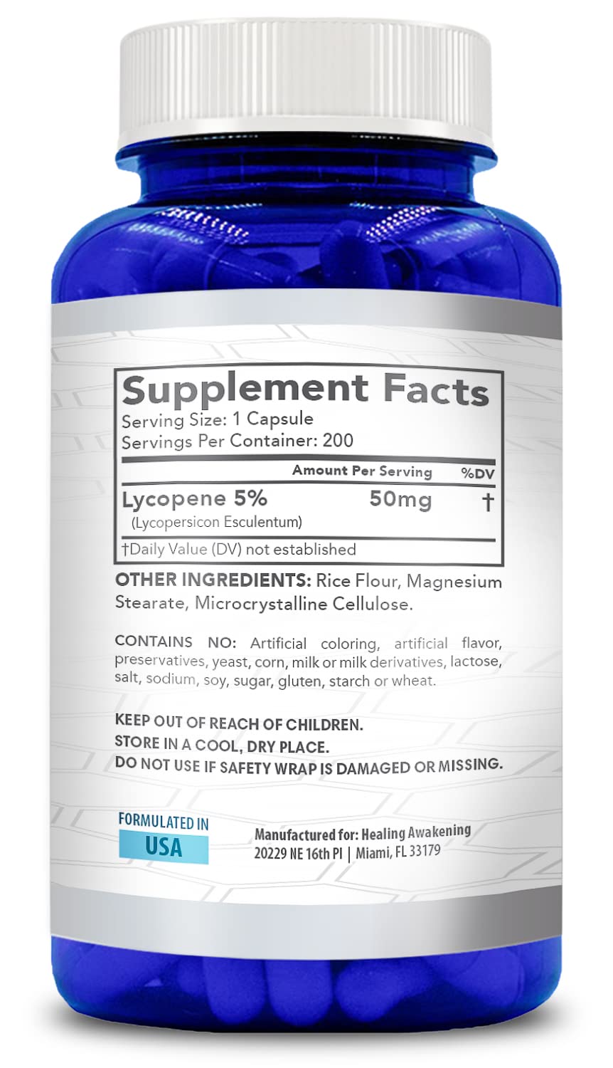 50 mg Lycopene antioxidant supplement
