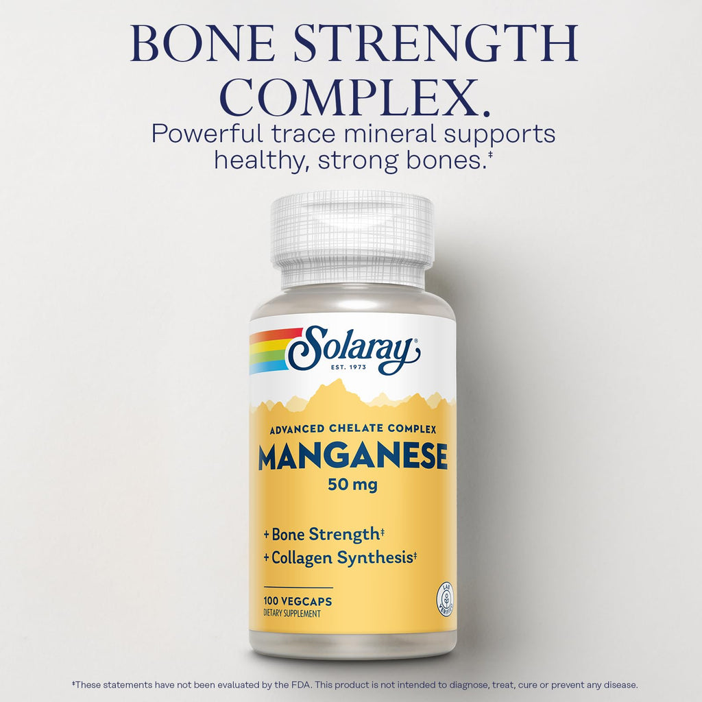 50 mg manganese for healthy bones