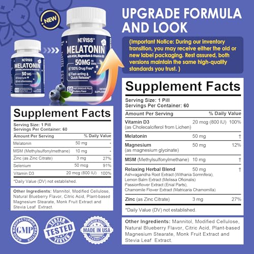 50 mg melatonin sleep aid