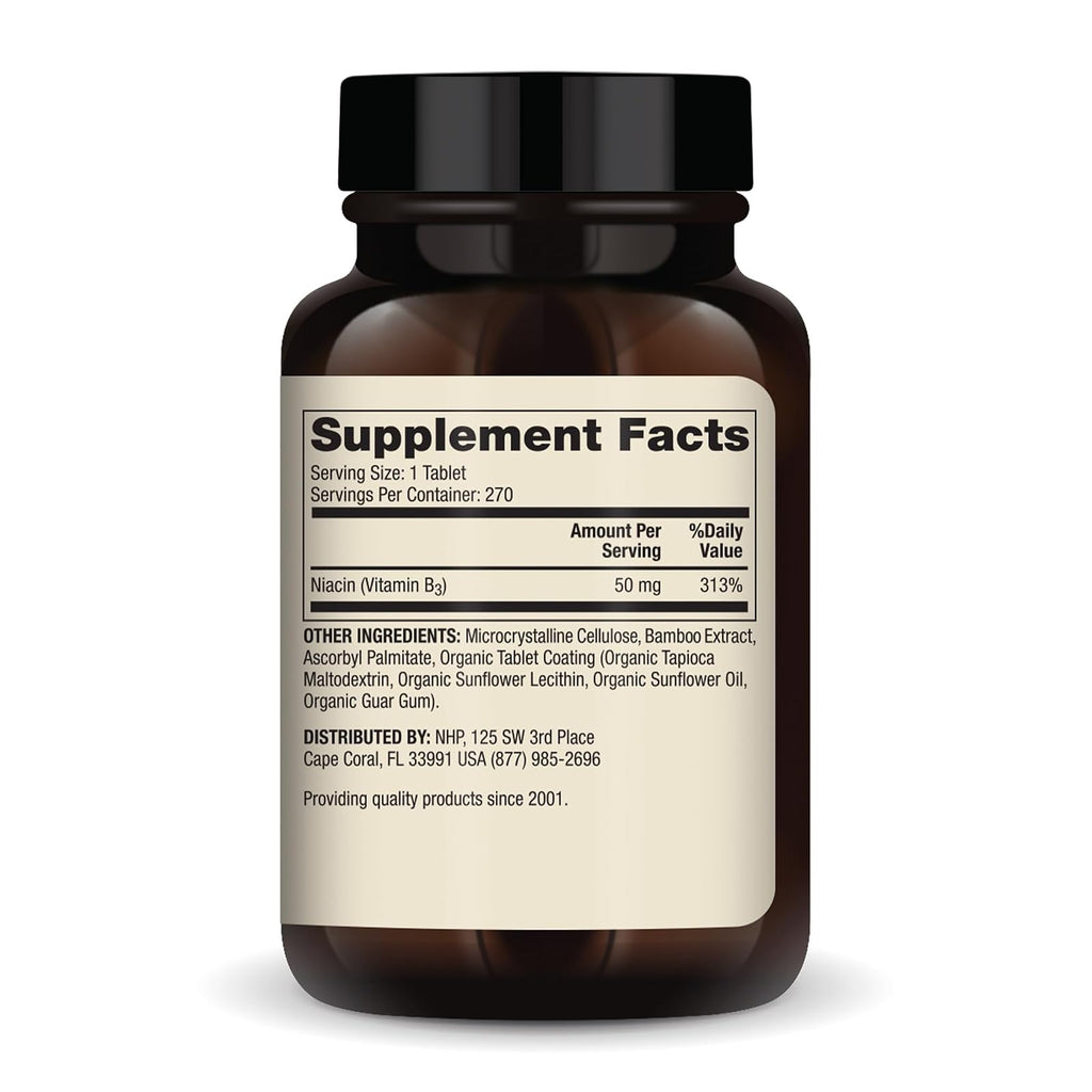 50 mg niacin for energy support