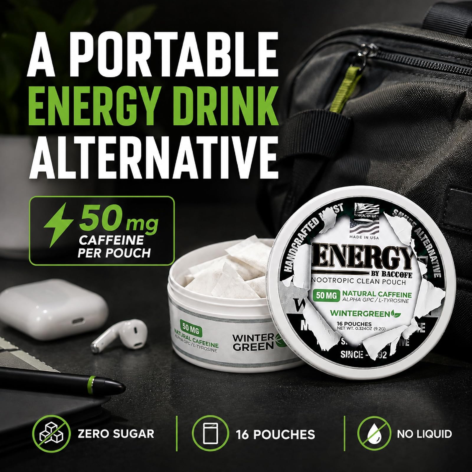 50 mg nootropic energy pouches