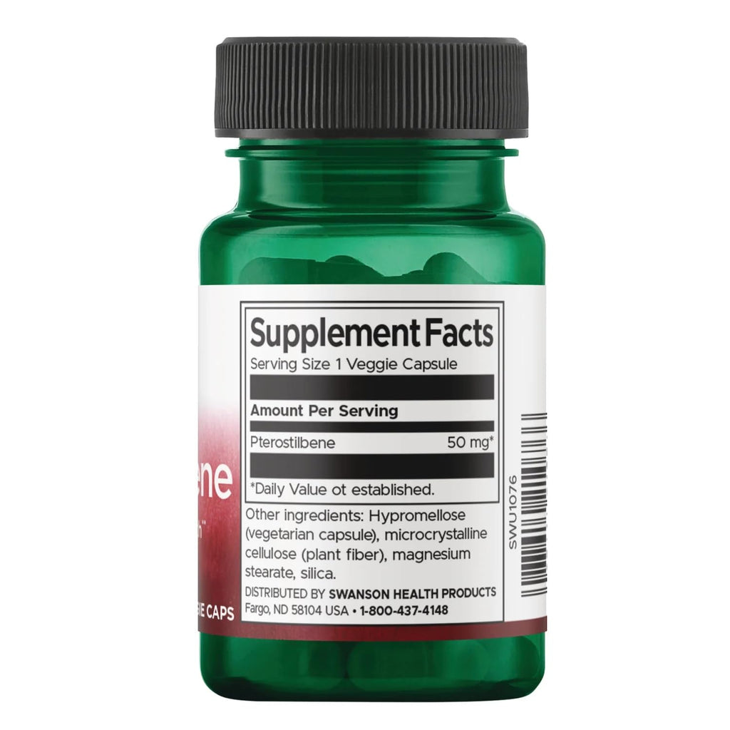 50 mg vegetarian Pterostilbene supplement